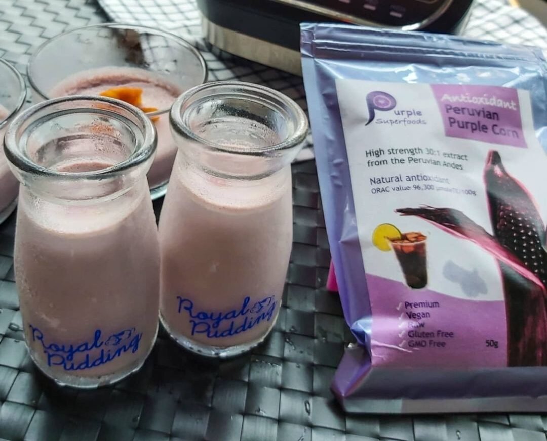 Purple Corn Milk Pudding – Purple Superfoods