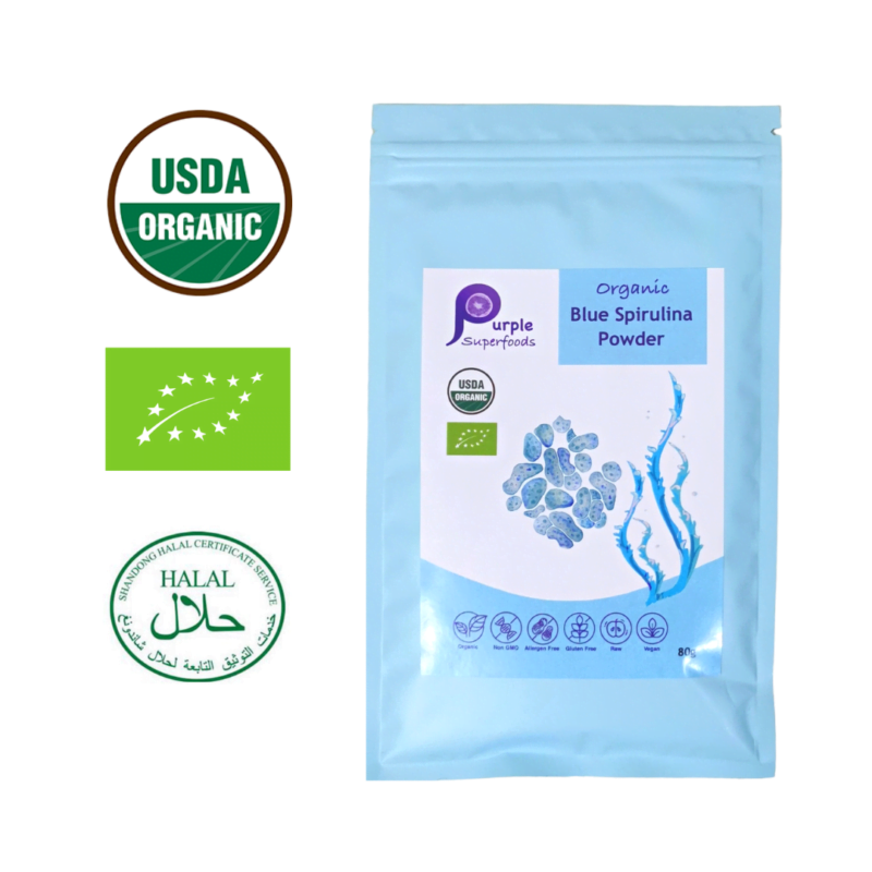 Organic Blue Spirulina Powder – Purple Superfoods